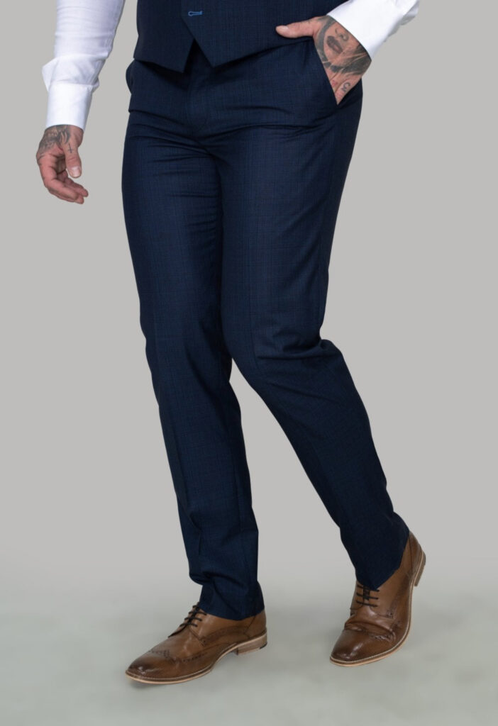 HOUSE OF CAVANI - Seeba Navy Regular Three Piece Suit